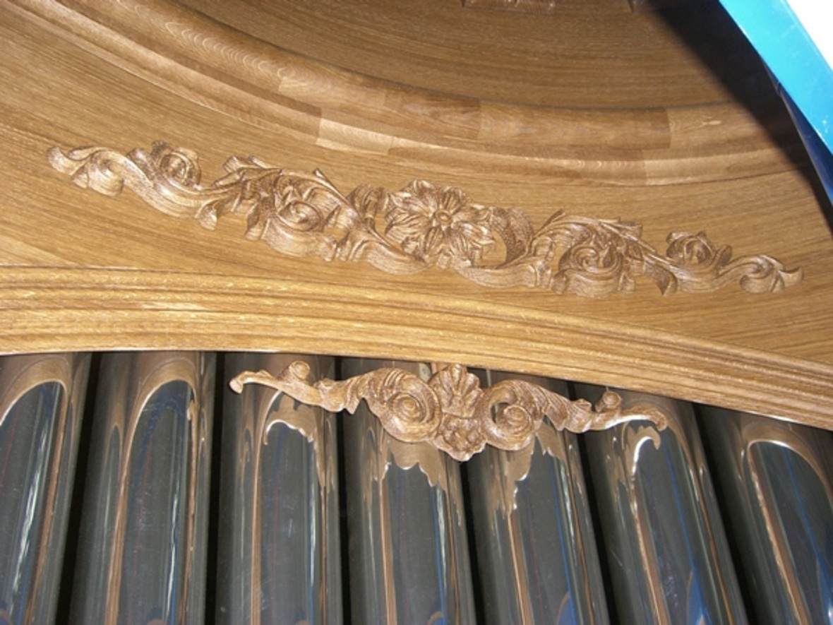Ornamental Organ Decoration Created with Cinema 4D