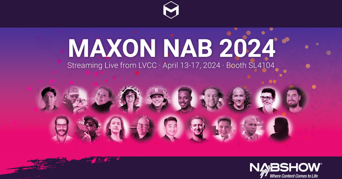 Join Maxon for NAB 2024