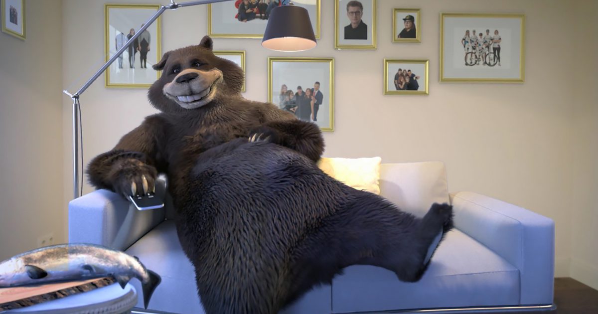 걱정할 필요가 없었던 곰