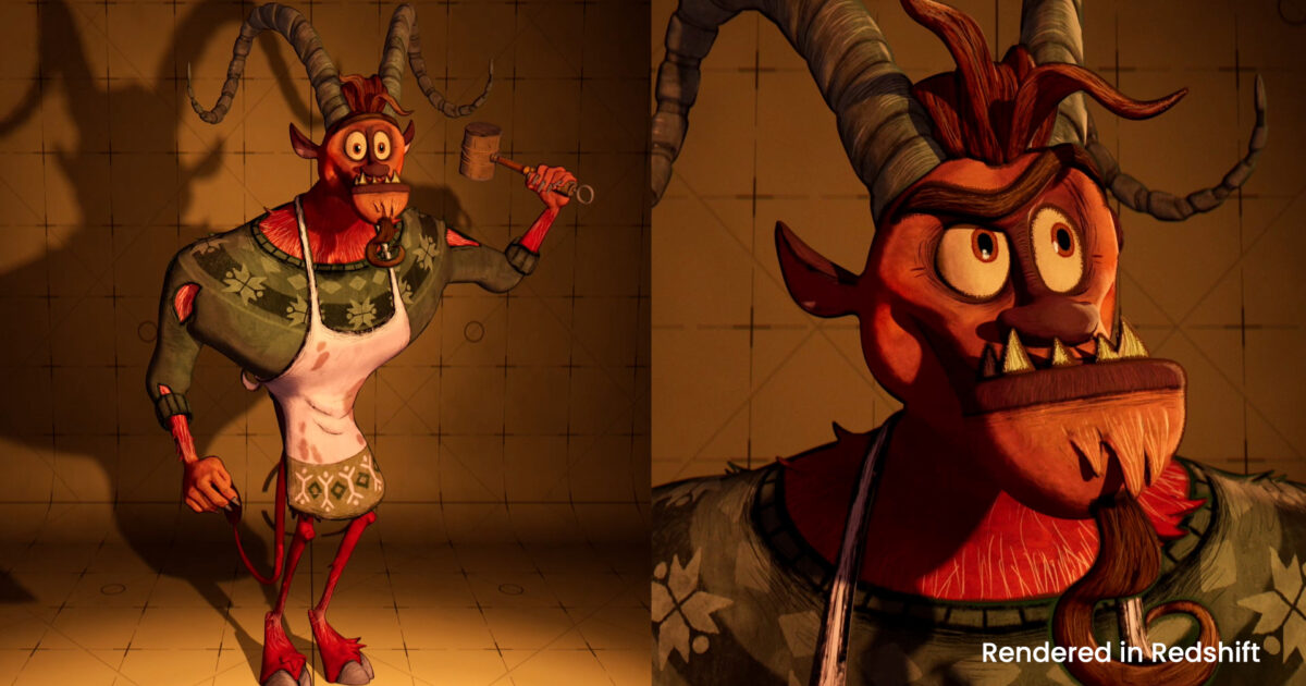 Maxon One으로 구현한 Krampus