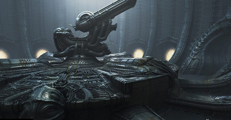 Spaceship Prometheus Conceptual Drawings FSD: Starship Concept Art