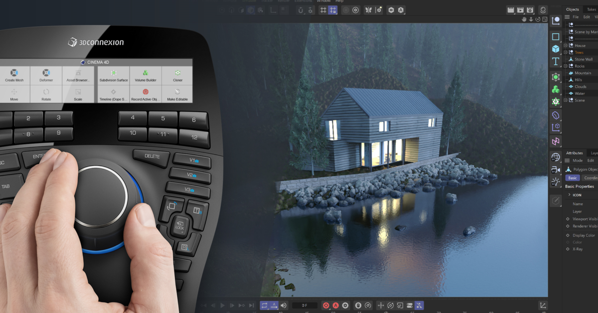 3Dconnexion and Maxon Enable New Level of 3D Navigation in Cinema 4D 3Dconnexion and Maxon Enable New Level of 3D Navigation in Cinema 4D